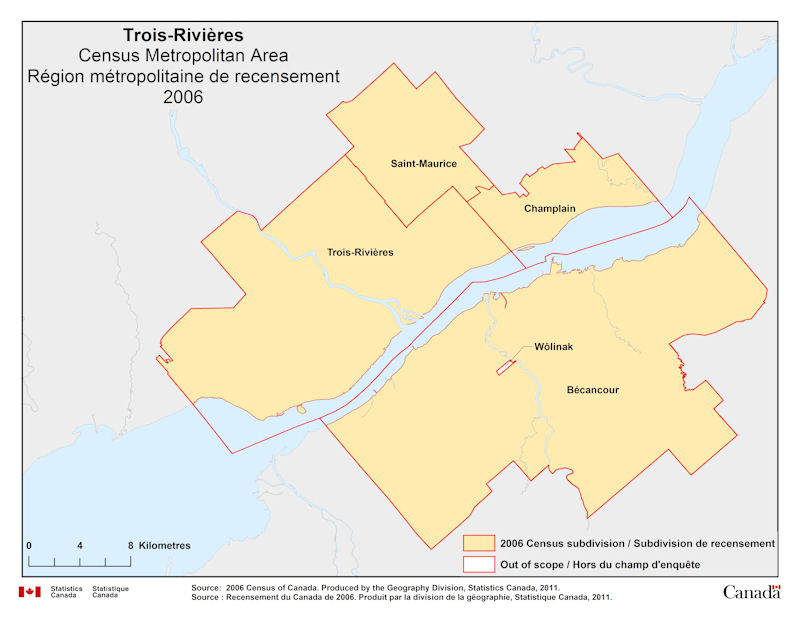 Trois Rivieres Quebec City Map at Tom Wildes blog