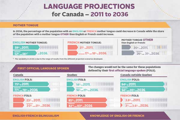 Languages statistics